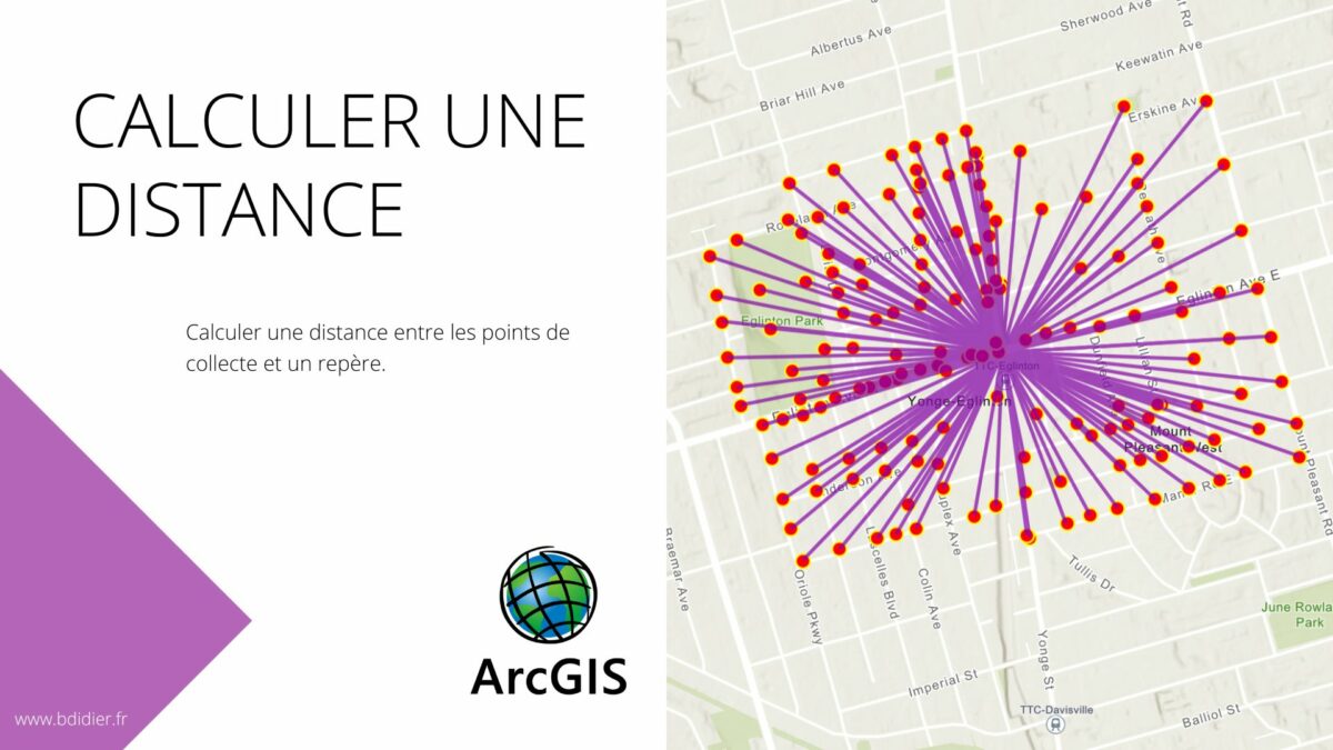 ArcGIS - Calculer une distance - HG